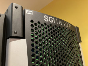 New exhibit - SGI UV 2000 supercomputer - PEEK&POKE
